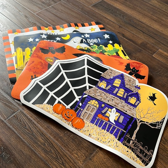 Holiday | 4 Vintage Halloween Place Mats | Poshmark